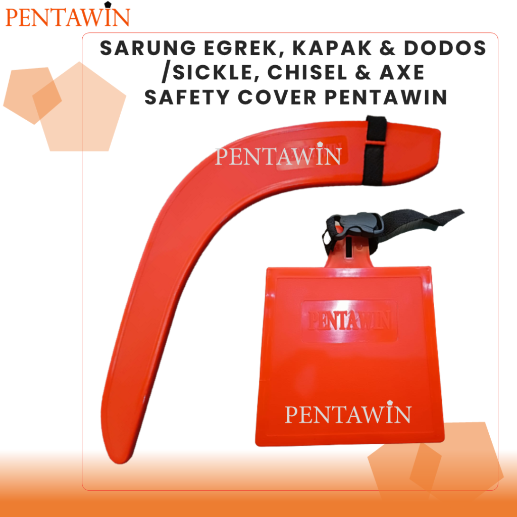 Sarung Egrek, Dodos & Kapak / Sickle, Chisel & Axe Safety Cover – Pentawin